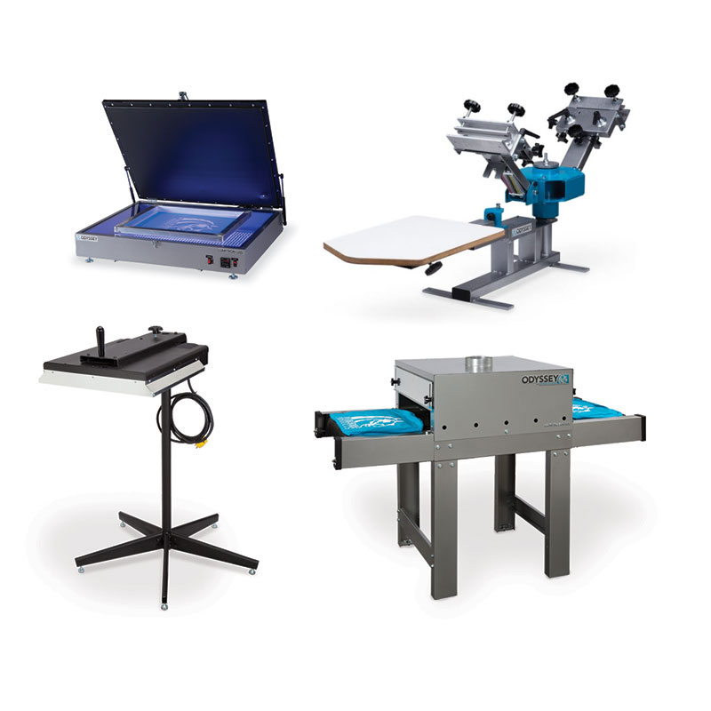 Sample Shop Packages - Workhorse Products Screen Printing Equipment