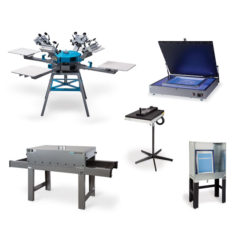 Sample Shop Packages - Workhorse Products Screen Printing Equipment