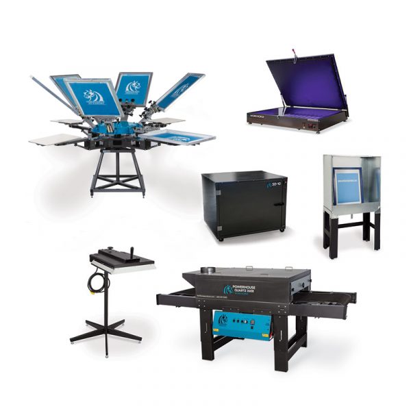 Sample Shop Packages - Workhorse Products Screen Printing Equipment