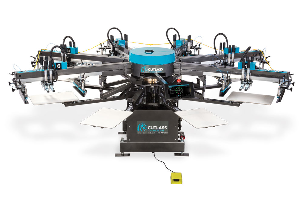 Automatic Screen Printing Press Manufactured Workhorse Products